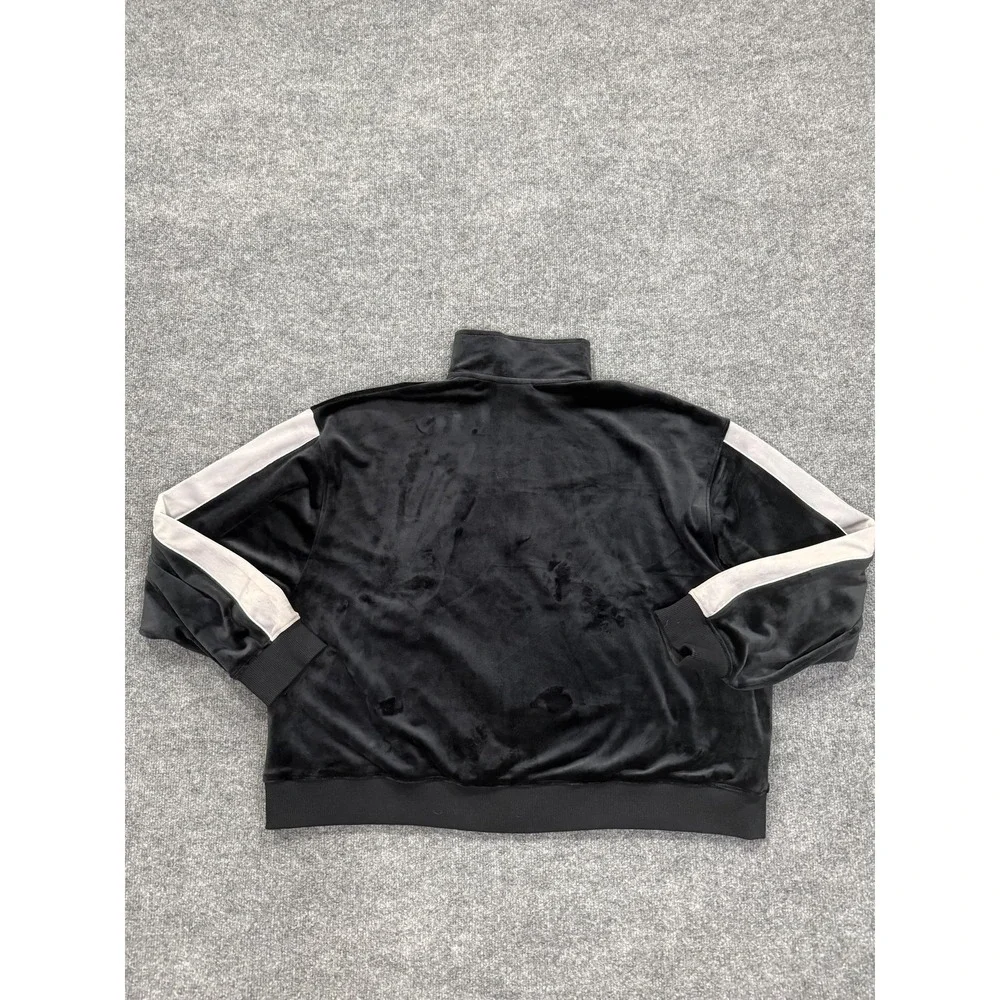 Jordan | Jackets & Coats | Jordan Track Jacket Mens Large Black Velour ...